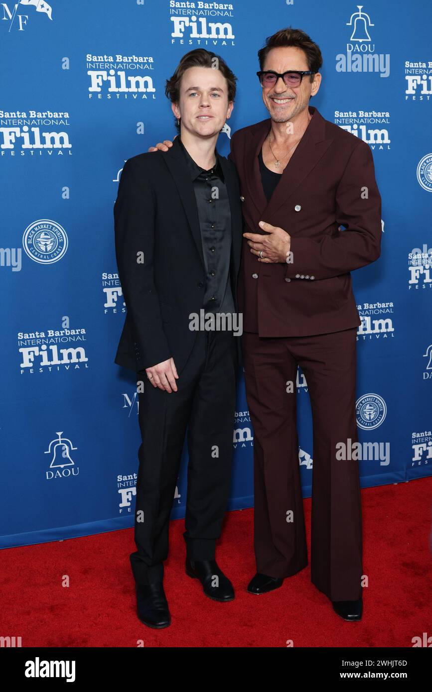 Santa Barbara, USA. 10th Feb, 2024. John Owen Lowe and Rob Lowe attend ...