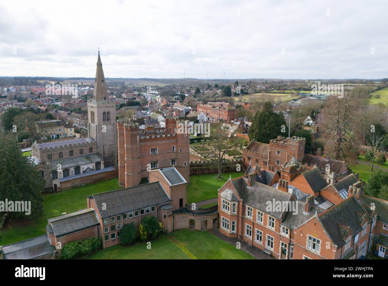 Aerial view of buckden cambridgeshire hi-res stock photography and ...