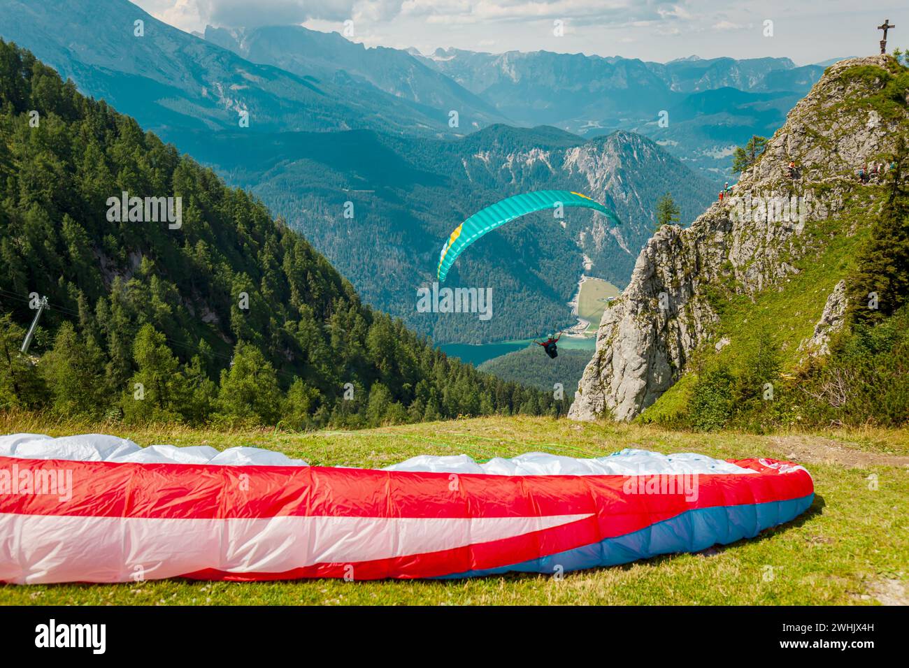 Jennergrat, start for paragliders and the alpine climbing ...