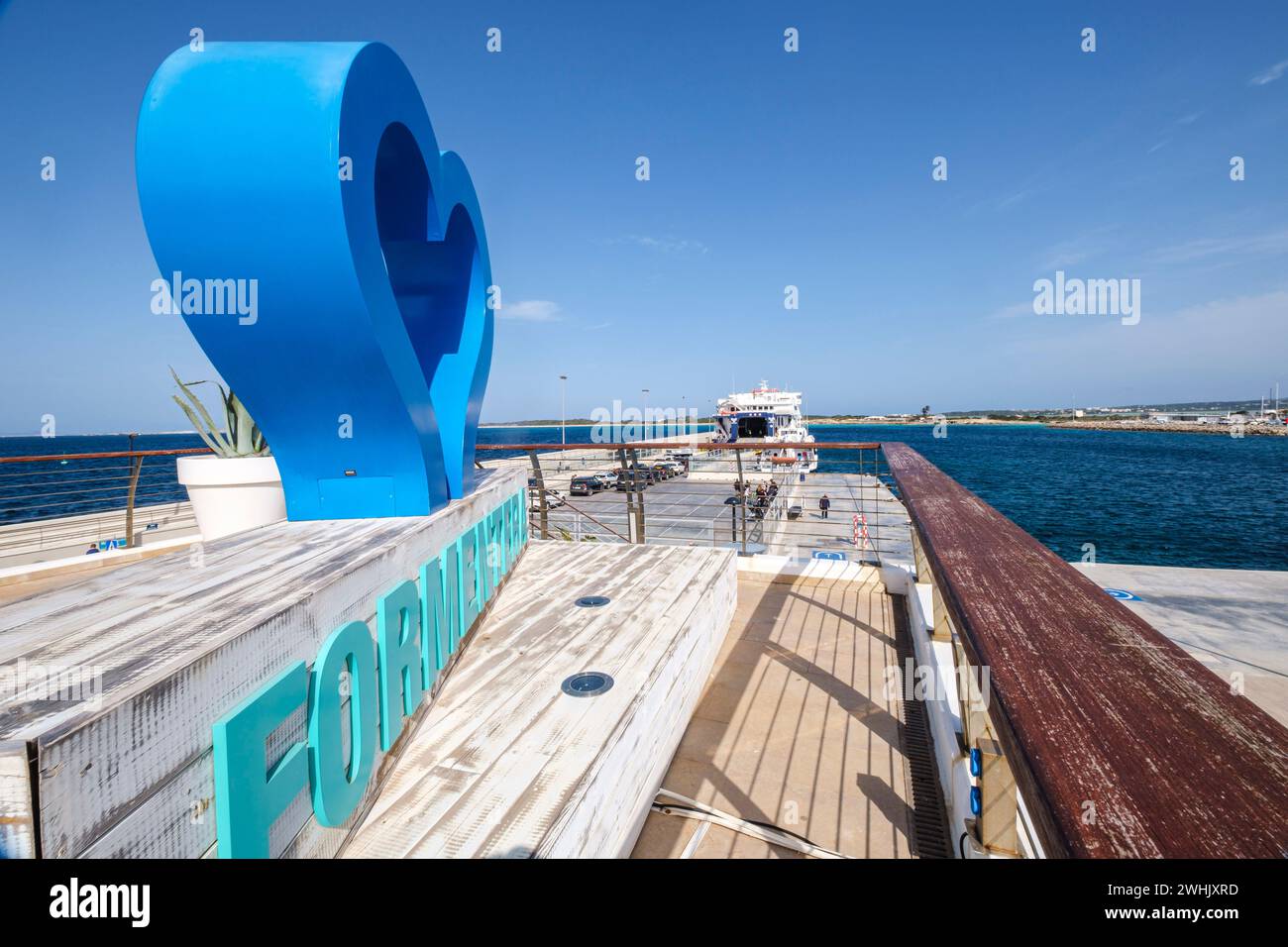 La Savina port Stock Photo - Alamy