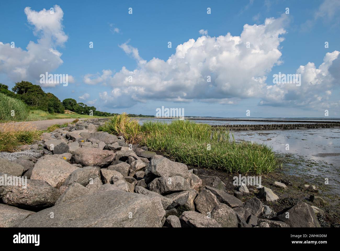 National park wadden sea off keitum on sylt hi-res stock photography ...