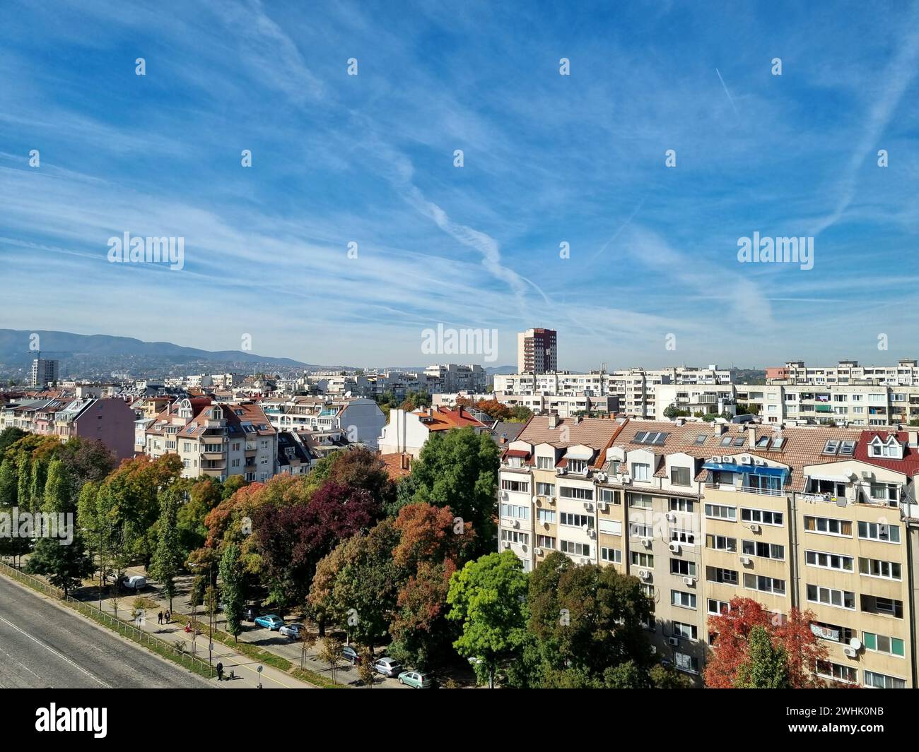 Sofia buildings bulgaria aerial hi-res stock photography and images - Alamy