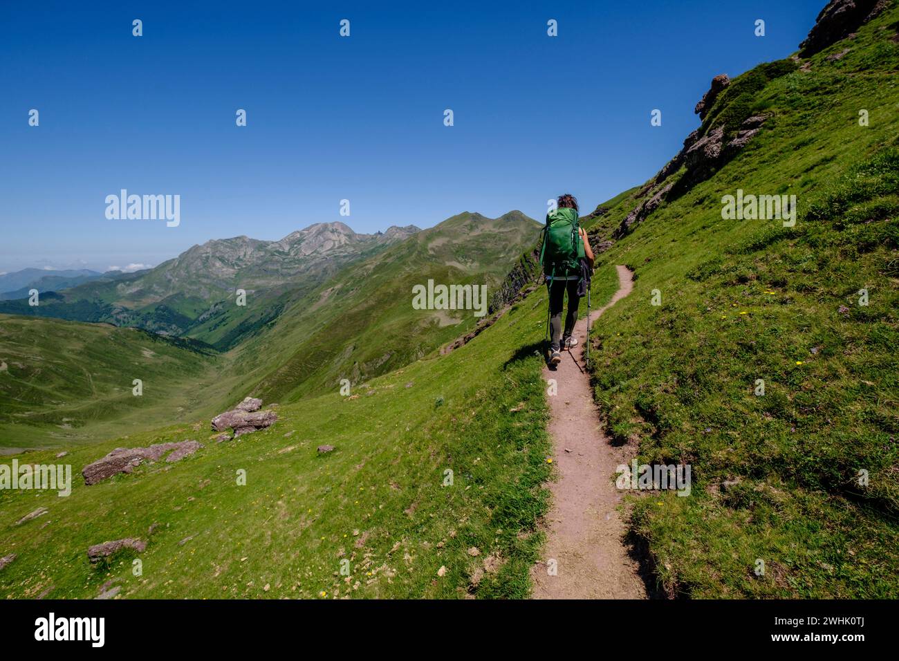 Ascending Ayous peak Stock Photo - Alamy