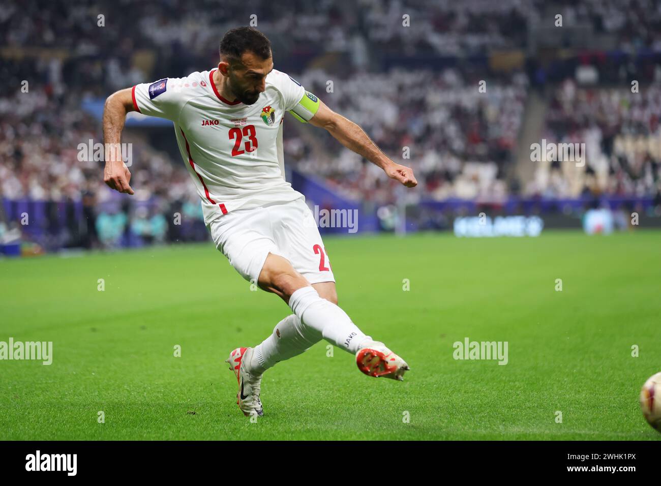 Lusail, Qatar. 10th Feb, 2024. Ehsan Haddad (JOR) Football/Soccer : AFC ...