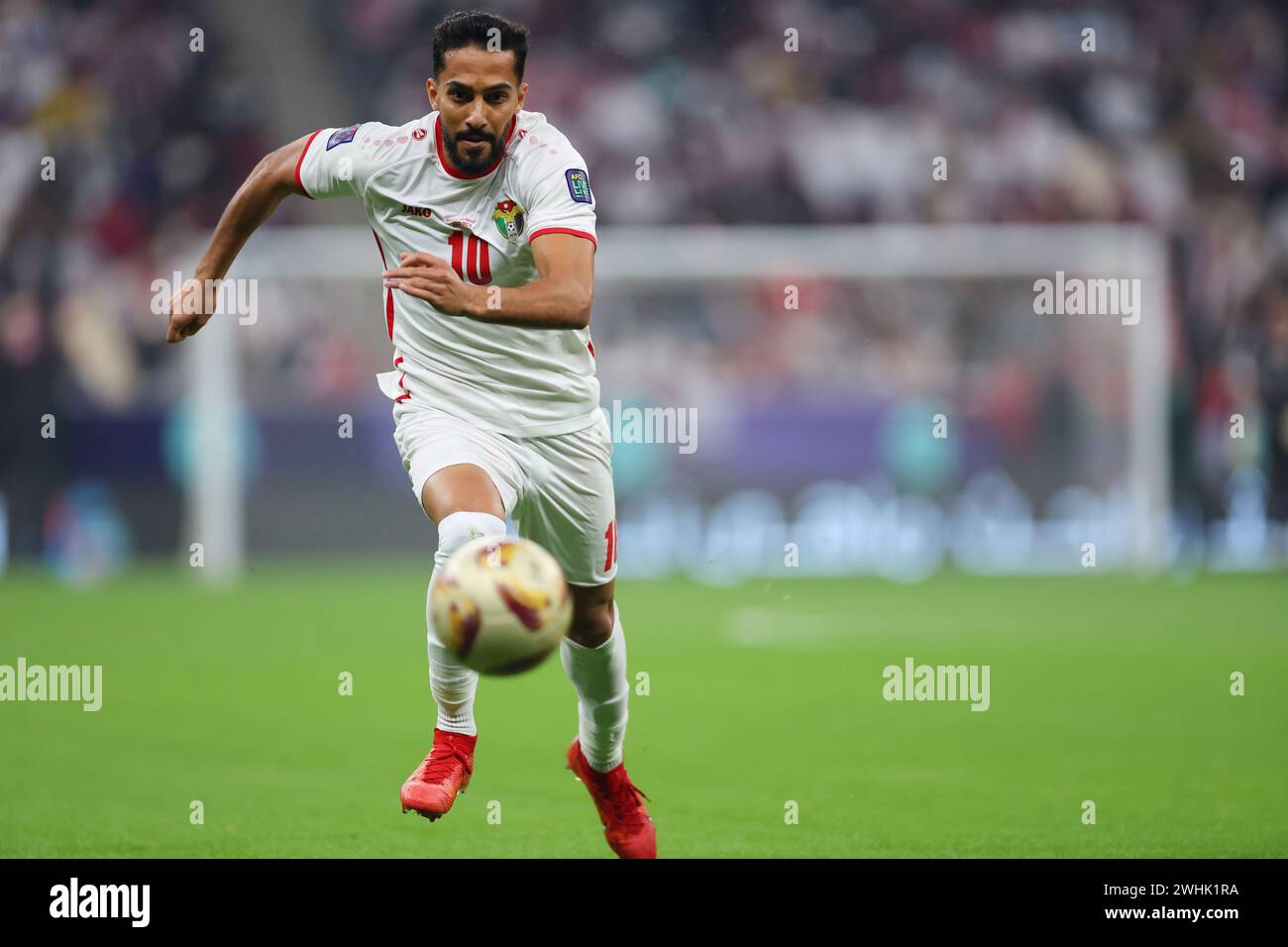 Lusail, Qatar. 10th Feb, 2024. Mousa Tamari (JOR) Football/Soccer : AFC ...