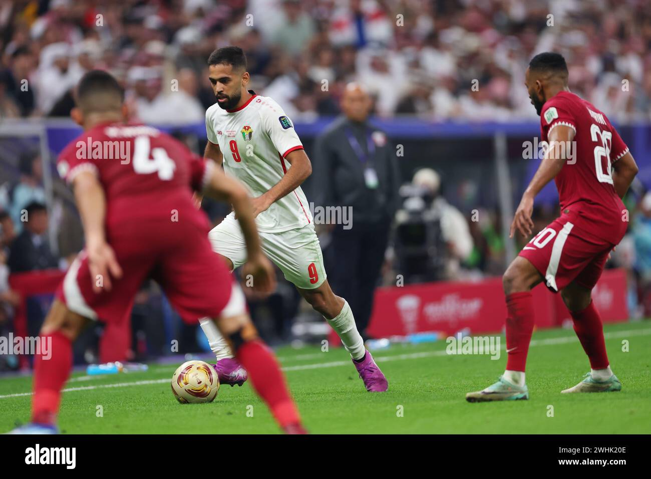 Lusail, Qatar. 10th Feb, 2024. Ali Olwan (JOR) Football/Soccer : AFC ...