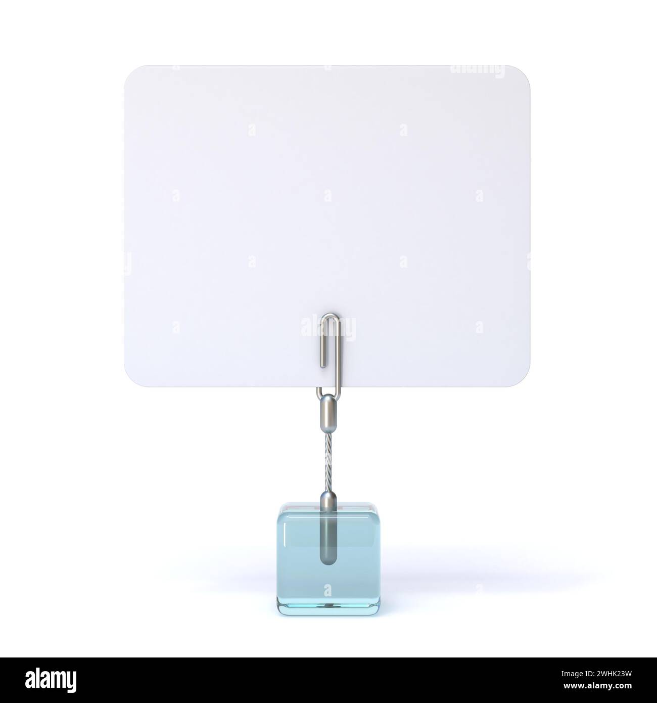 Message card holder 3D Stock Photo - Alamy