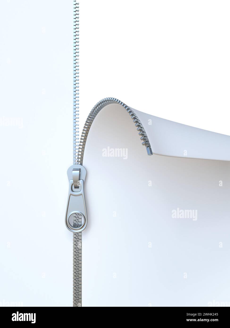 Zipper isolated one side hi-res stock photography and images - Alamy