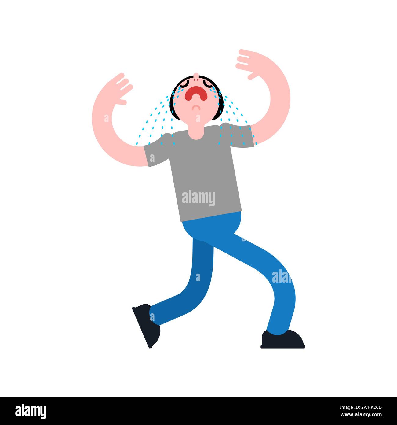 Fear failure symbol concept Cut Out Stock Images & Pictures - Alamy