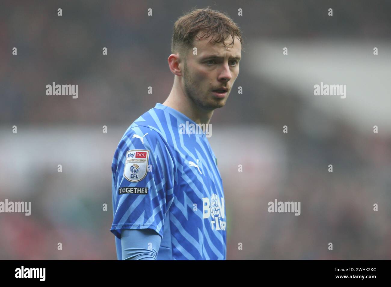 Plymouth Argyle Goalkeeper Conor Hazard during the Sky Bet Championship ...