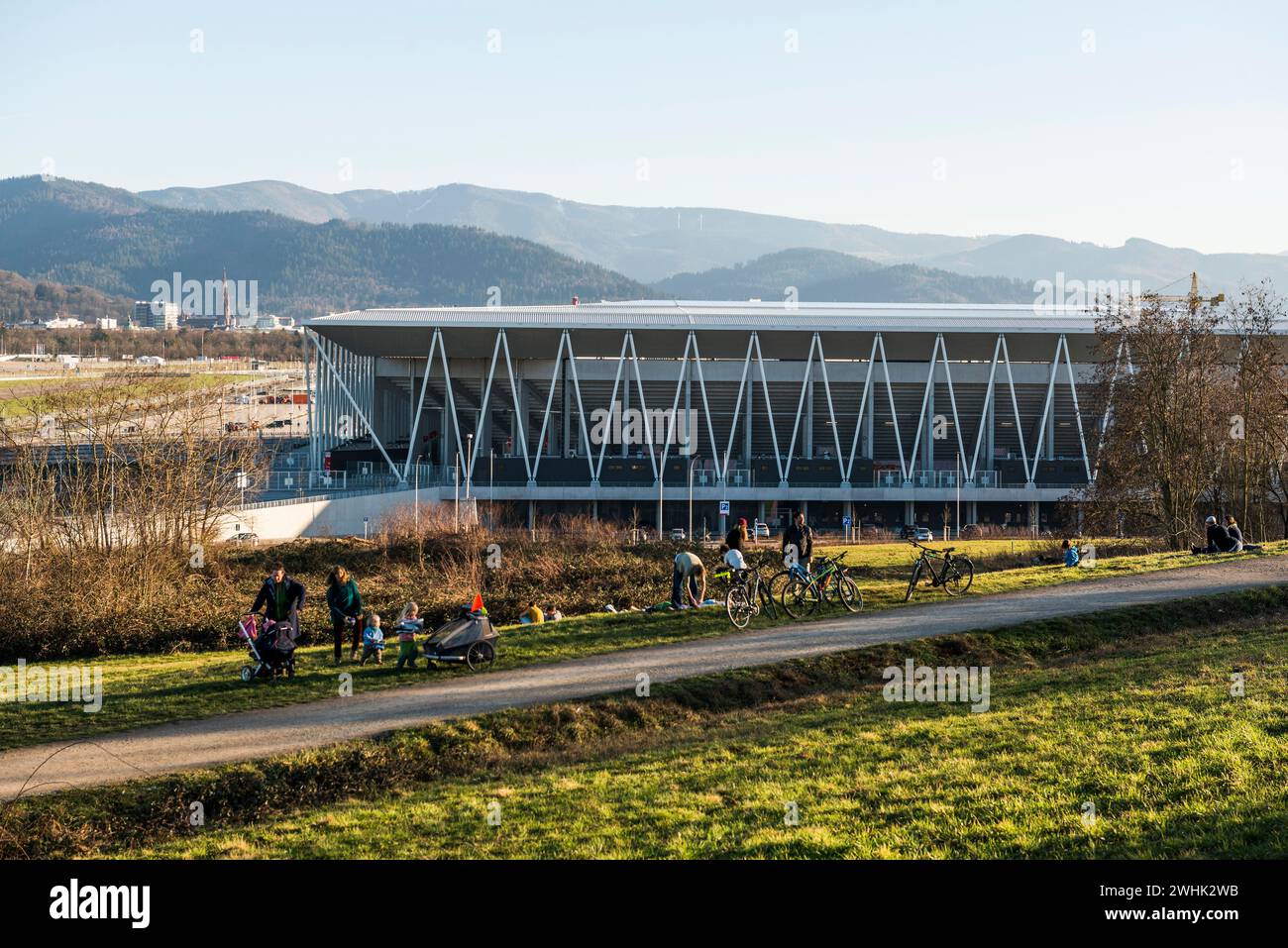 SC Freiburg football stadium, Europa-Park Stadium, Freiburg im Breisgau ...