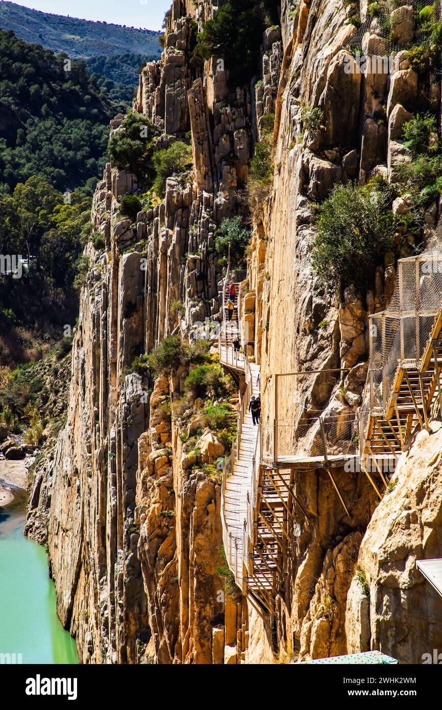Caminito Del Rey Trail in Andalusia Stock Photo - Alamy