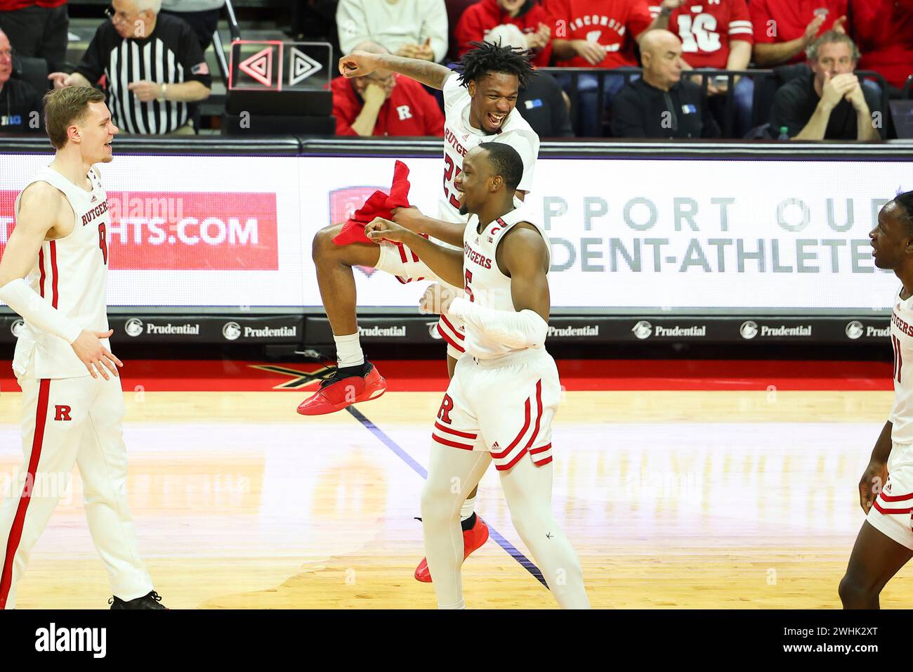 PISCATAWAY, NJ - FEBRUARY 10: Jeremiah Williams #25 of the Rutgers ...