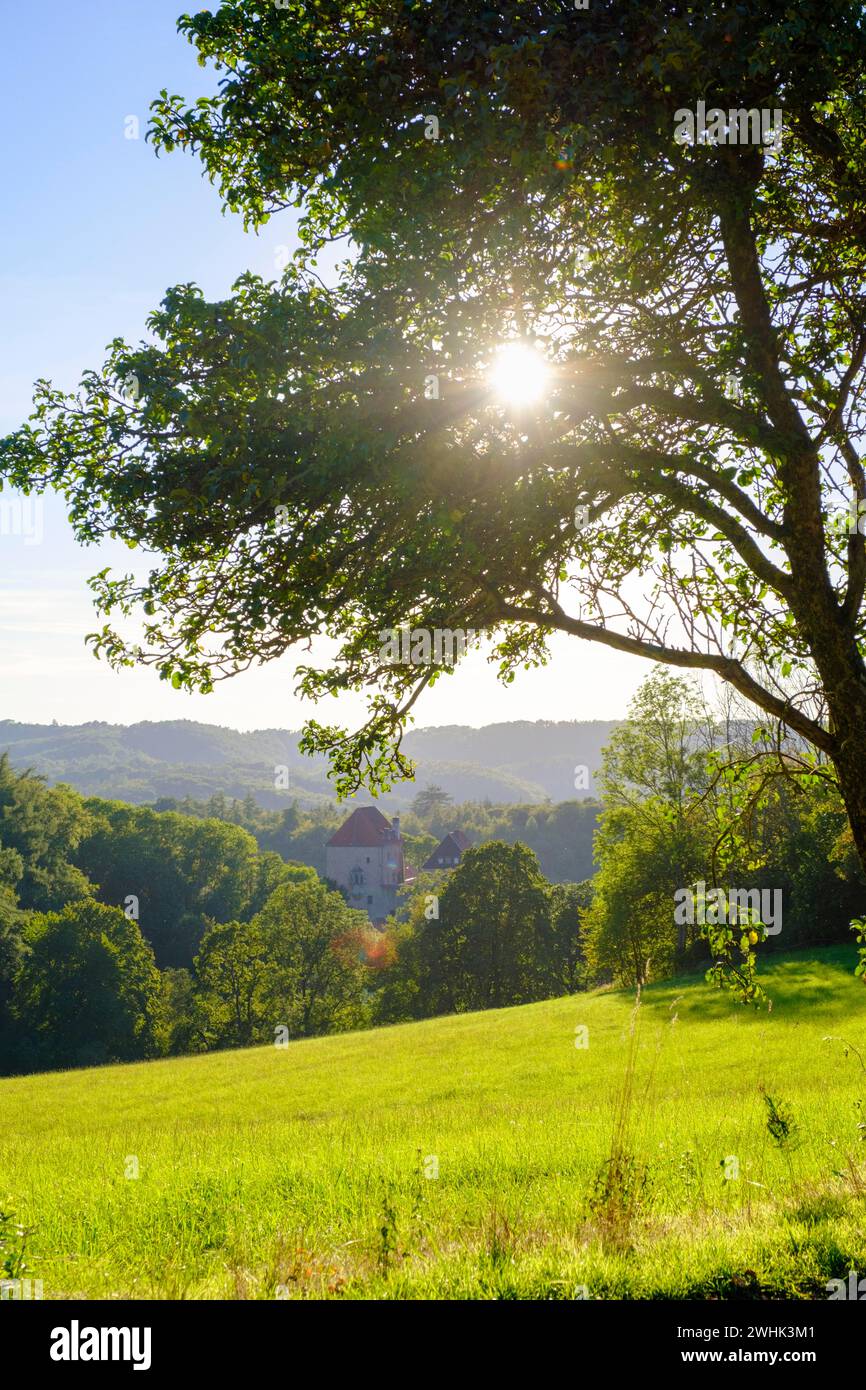 View of Tannenberg Castle, Tannenburg, Nentershausen, Richelsdorfer ...