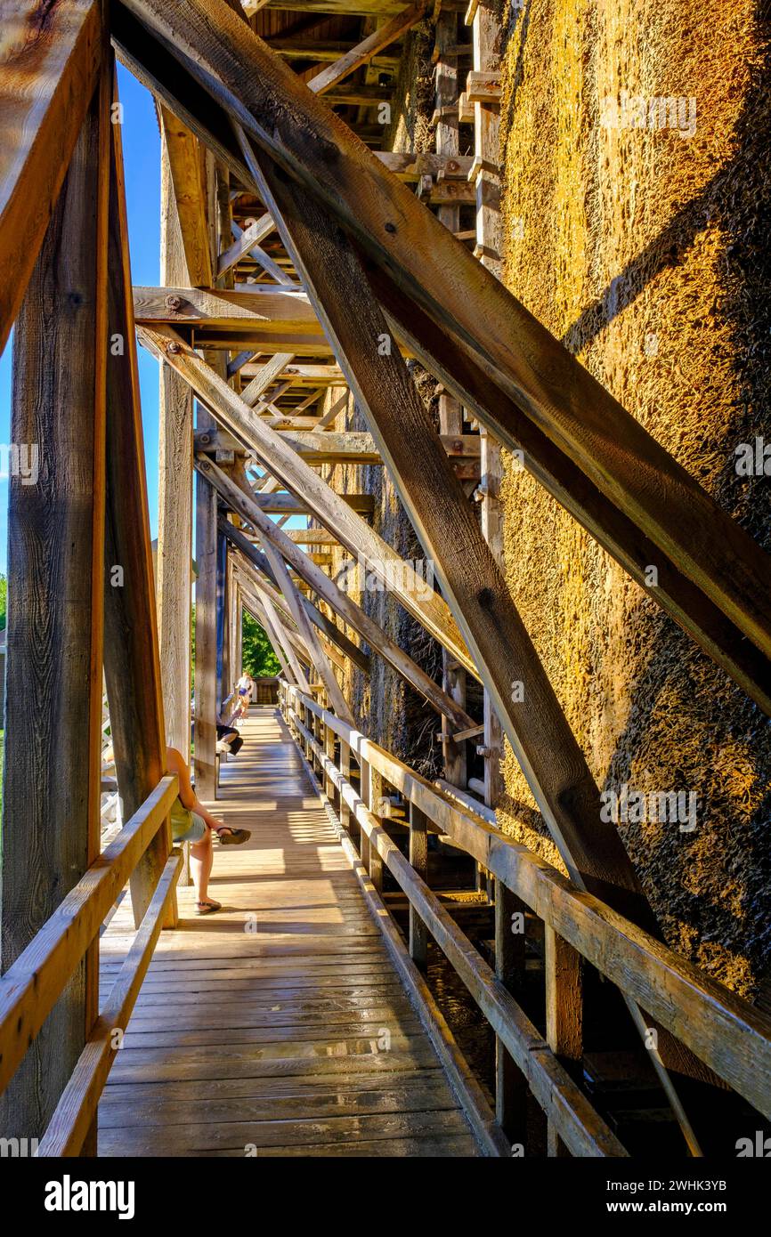 Graduation tower, graduation building, salt works, Steinhof, lower salt ...