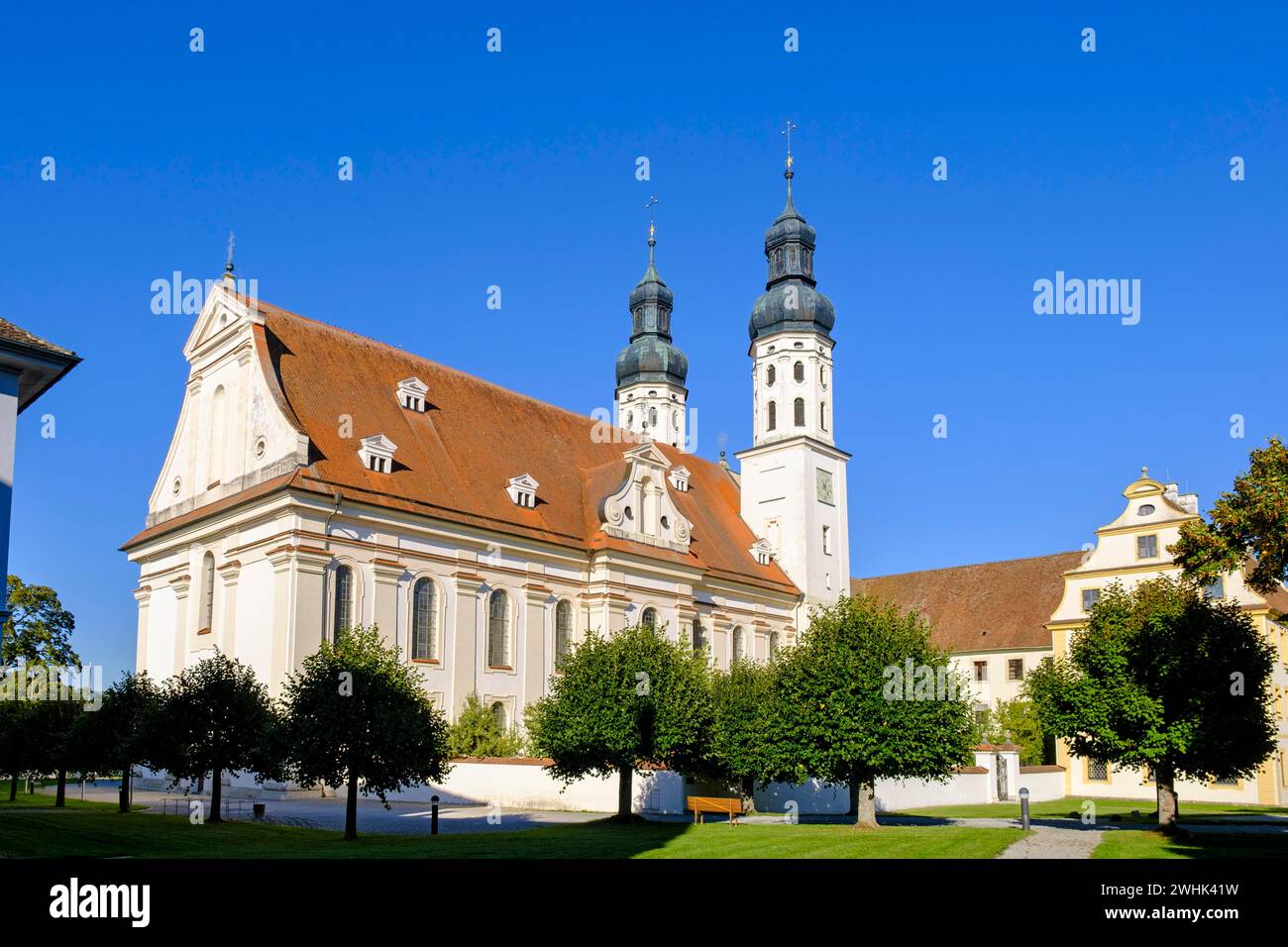 St Peter and Paul Minster, Obermarchtal Monastery, Obermarchtal, Alb ...