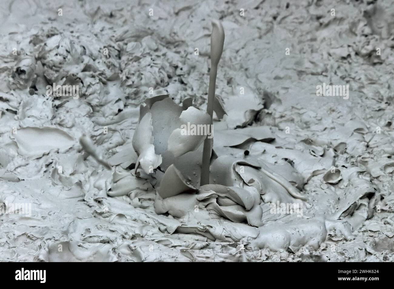 Mud volcano, Hayden Valley, Yellowstone NP Stock Photo - Alamy