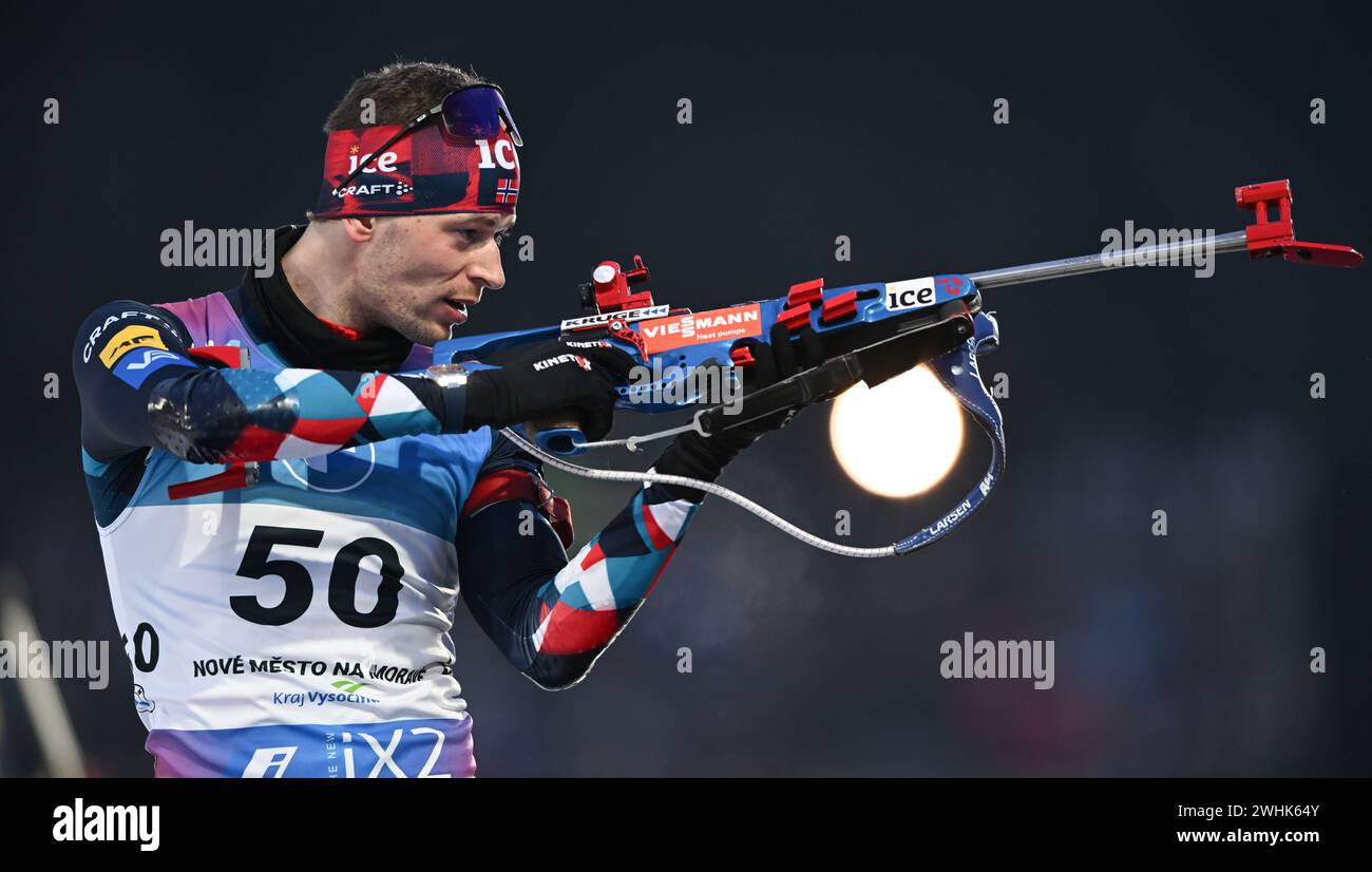 10 February 2024, Czech Republic, Nove Mesto Na Morave: Biathlon, World ...