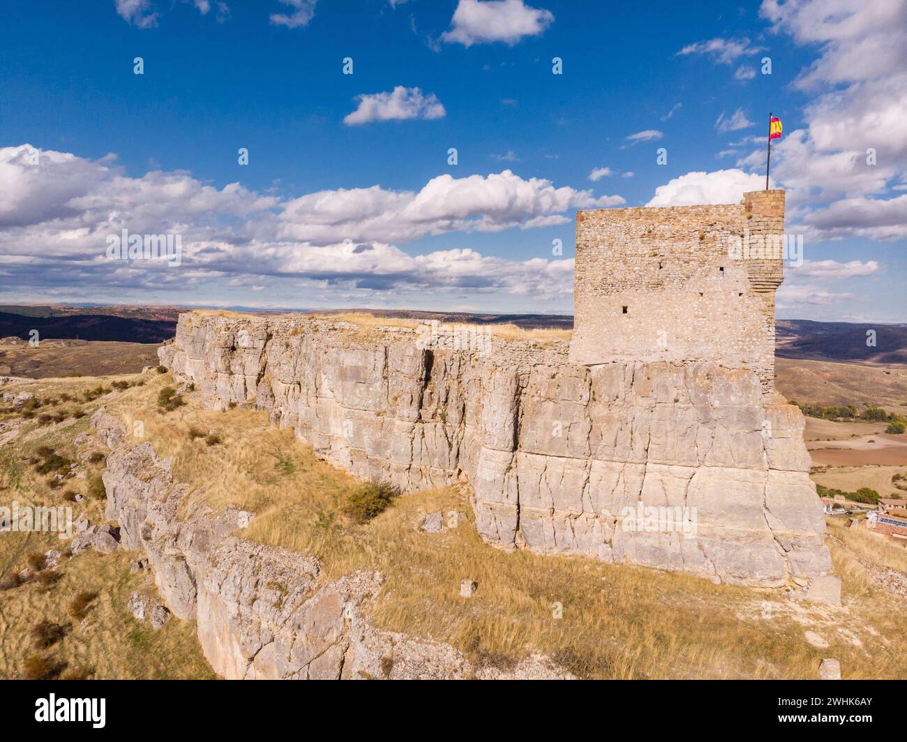 Castle of Atienza Stock Photo - Alamy