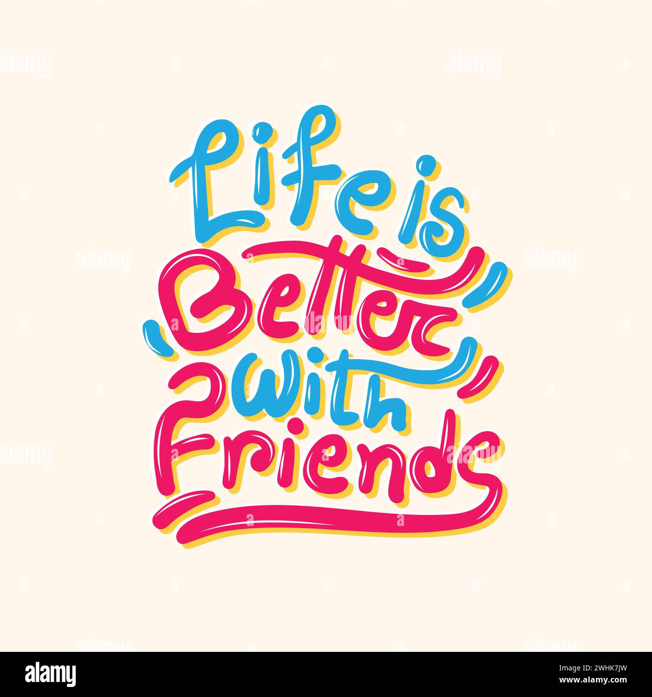 Free hand drawn typography illustration for the t shirt quote Life is ...