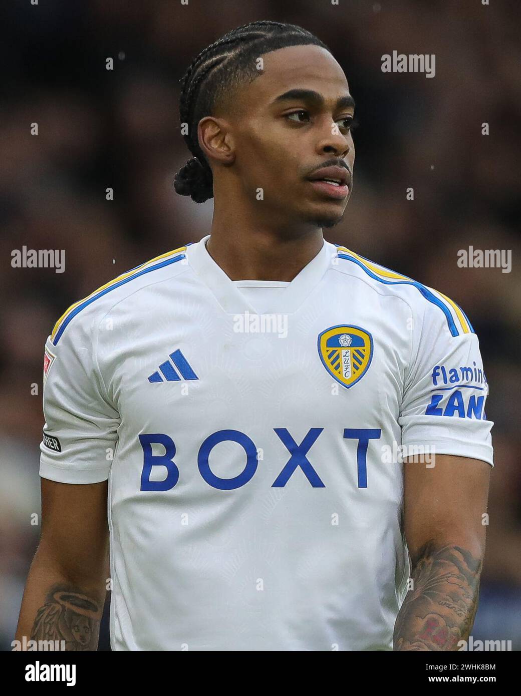 Crysencio Summerville of Leeds United during the Sky Bet Championship ...