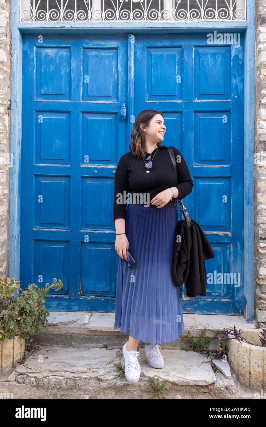 Girl chuckling hi-res stock photography and images - Alamy