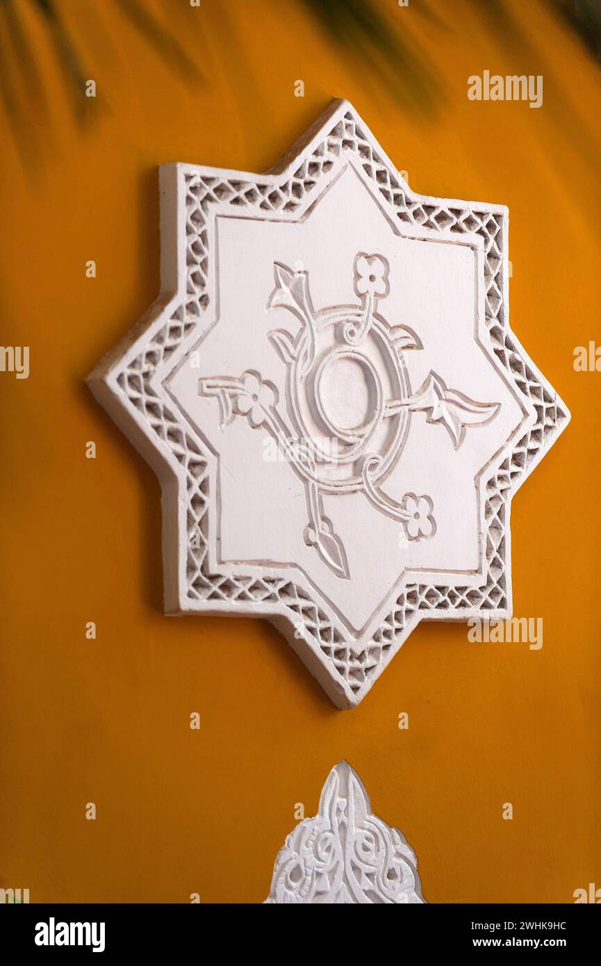 Moorish decor, ornament, Arabic, oriental, sign, symbol, star, shape ...
