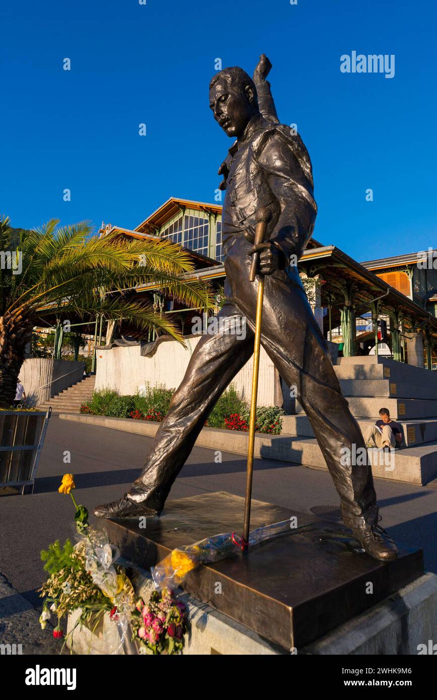 Freddie Mercury statue, musician, Queen, rock, rock music, star, rock ...