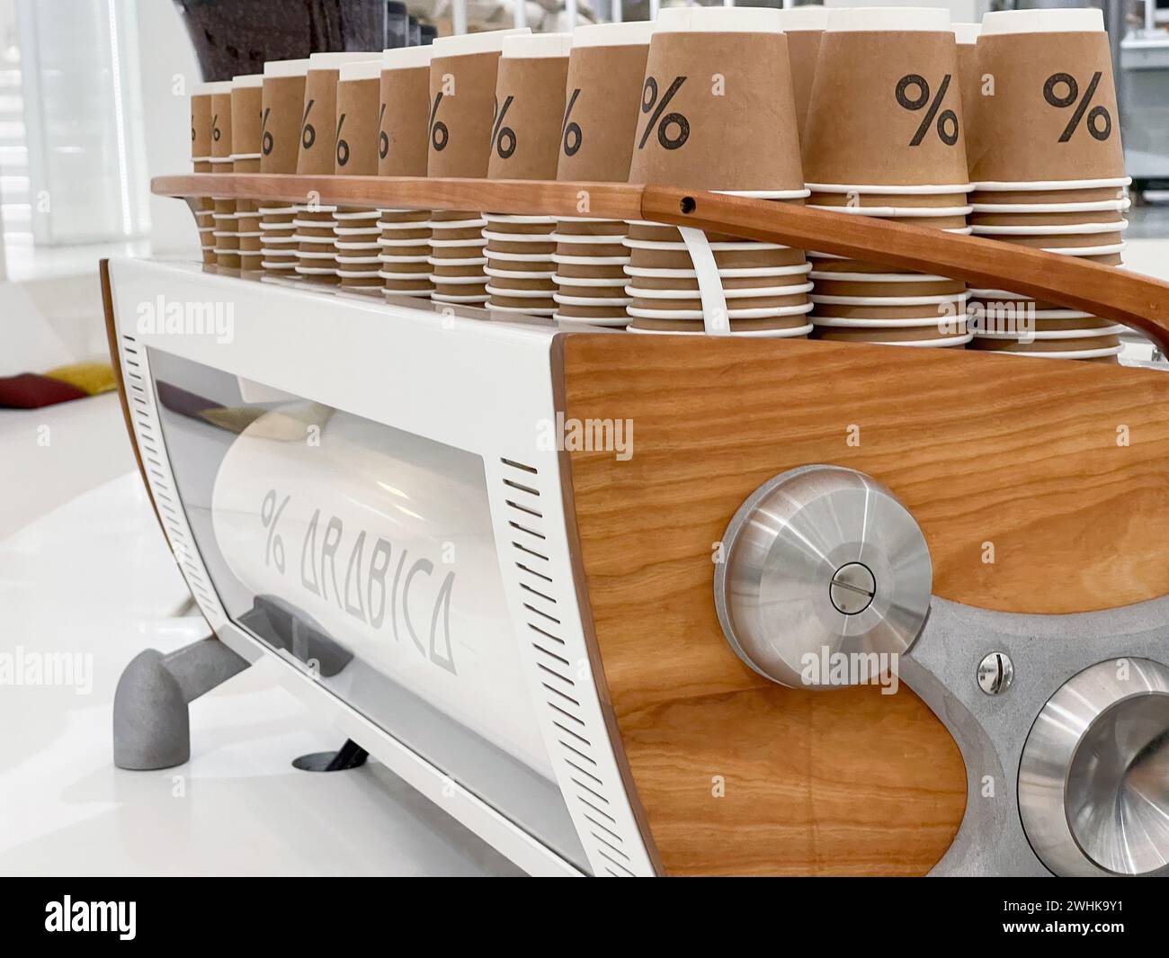 % Arabica coffee shop and roastery photographed on January 30, 2024 in ...