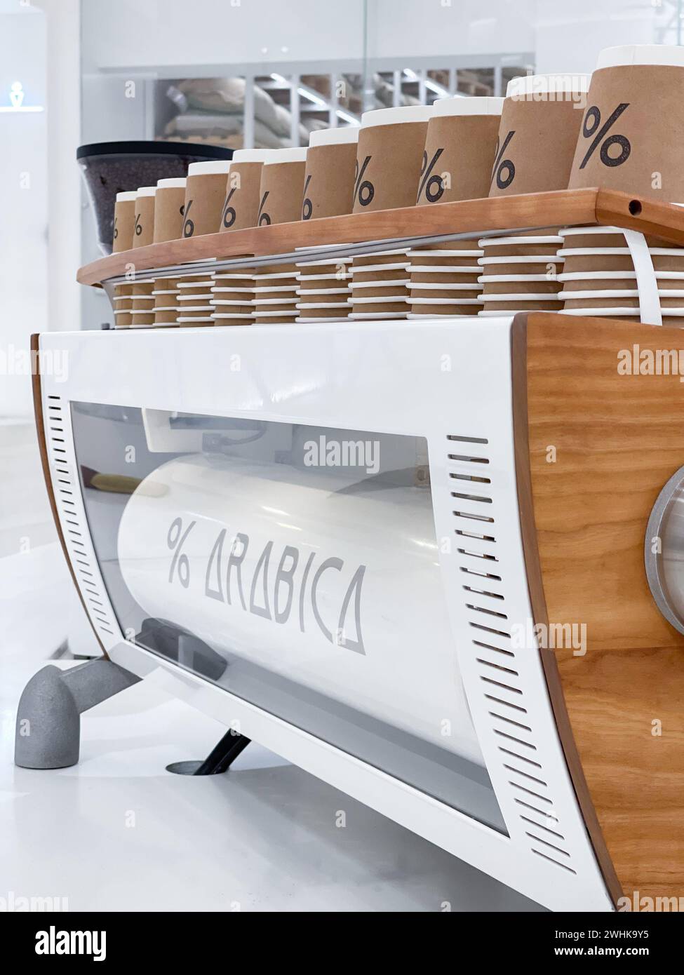 % Arabica coffee shop and roastery photographed on January 30, 2024 in ...