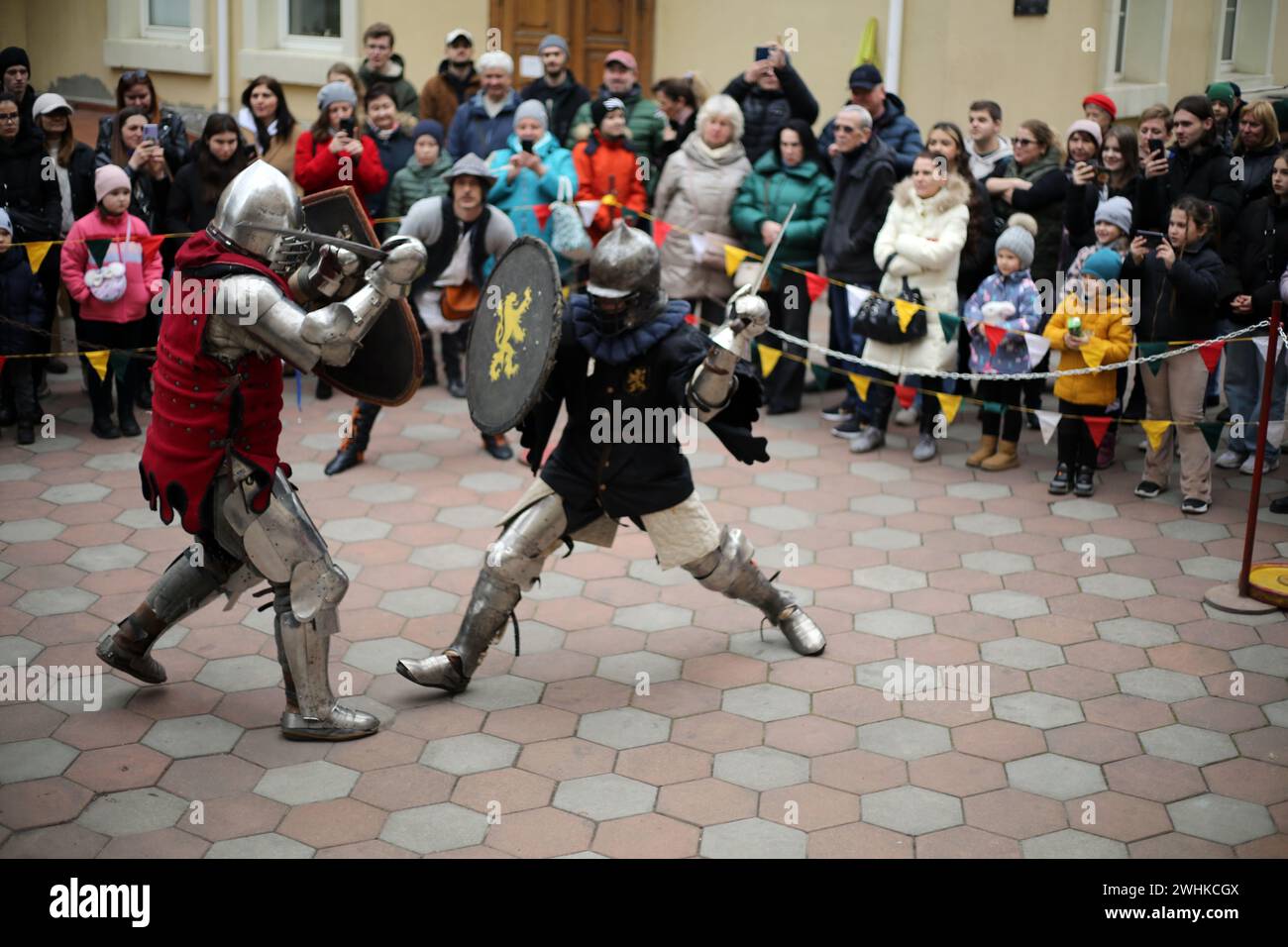 Ukraine knight medieval fighting hi-res stock photography and images ...