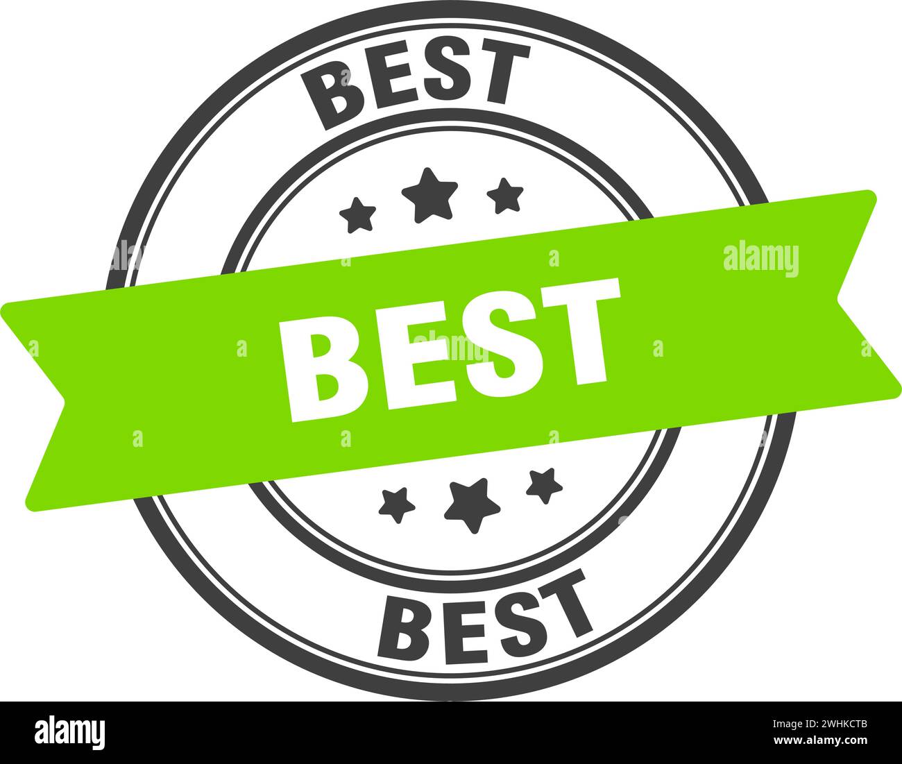 best stamp. best round sign. label on transparent background Stock ...