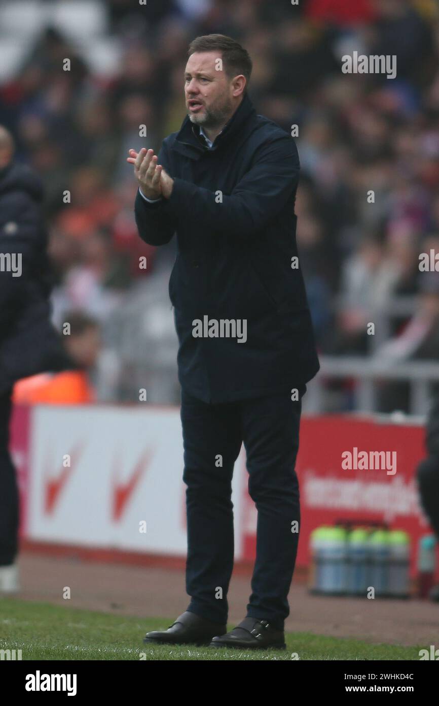Sunderland Head Coach Michael Beale during the Sky Bet Championship ...