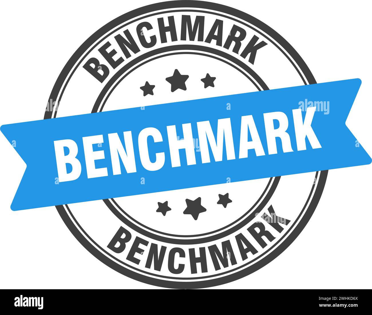 benchmark stamp. benchmark round sign. label on transparent background ...
