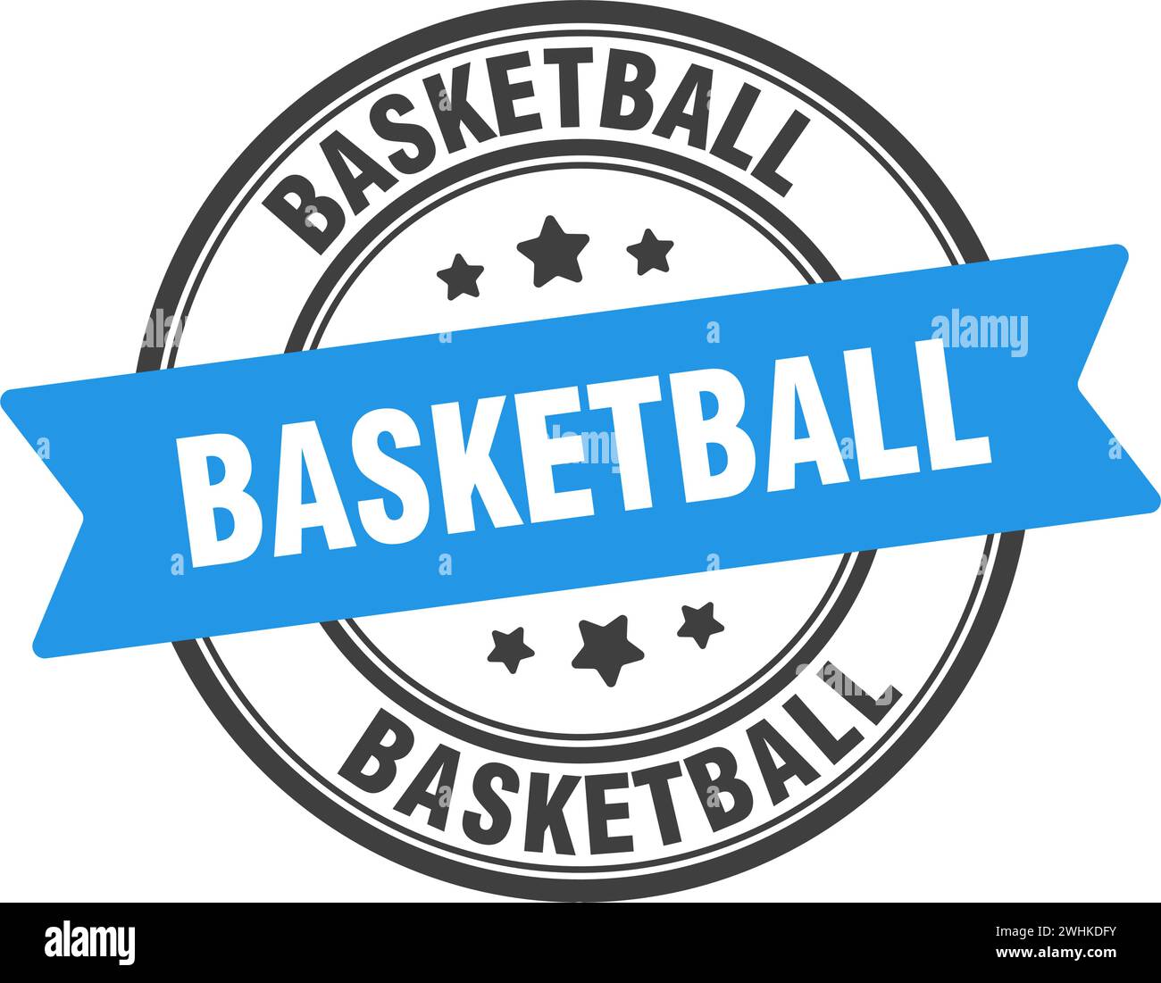 basketball stamp. basketball round sign. label on transparent ...