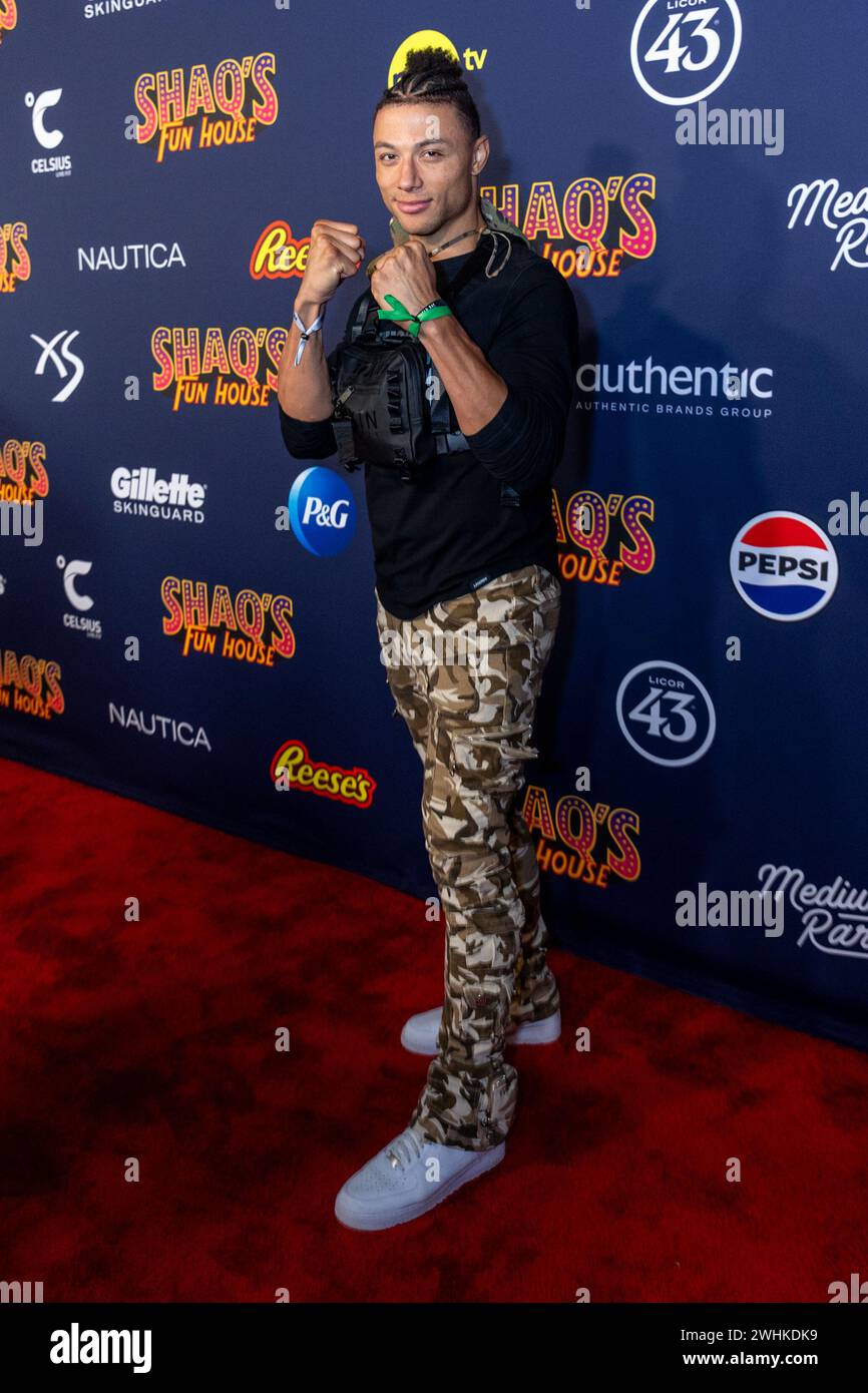 Las Vegas, USA. 09th Feb, 2024. Chase DeMoor, TV Personality, attends ...