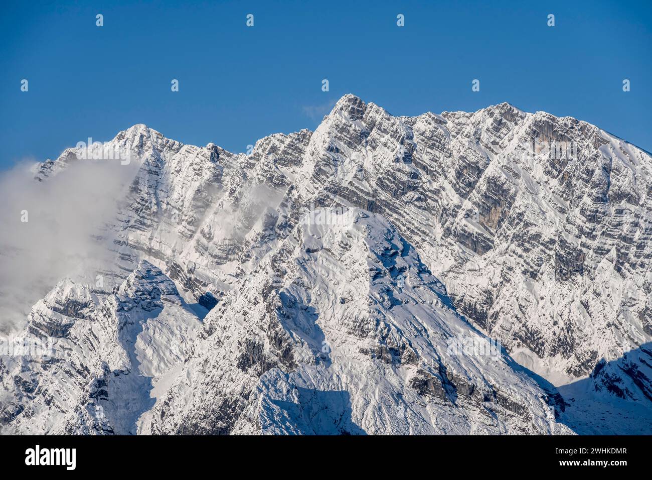 Watzmann summit ridge snow hi-res stock photography and images - Alamy