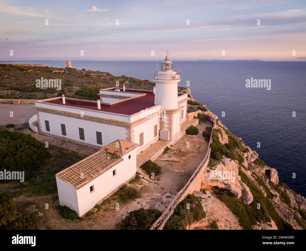 Lighthouse of Cap Blanc Built in 1862 Stock Photo - Alamy