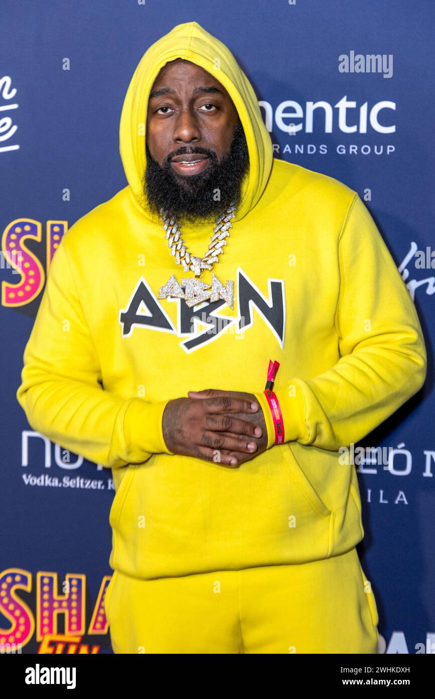 Las Vegas, USA. 09th Feb, 2024. Trae tha Truth, Rapper, attends Shaq's ...