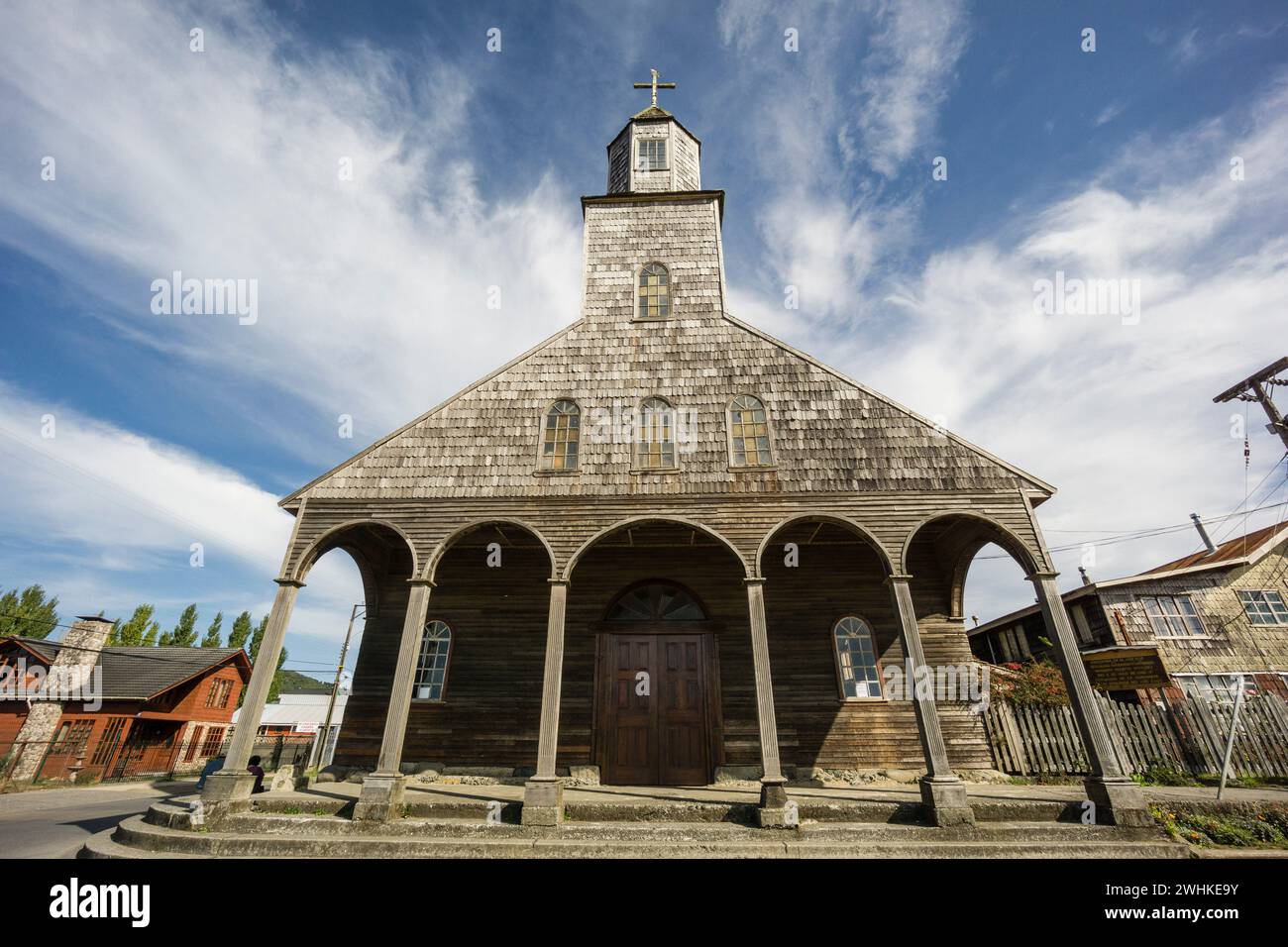 Iglesia Santa María de Loreto ,Achao, 1740, Monumento Nacional de Chile ...