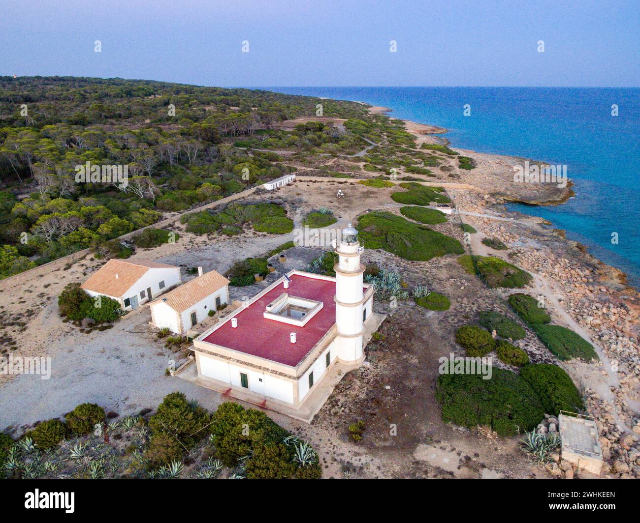 Faro de Cap Salines Stock Photo - Alamy