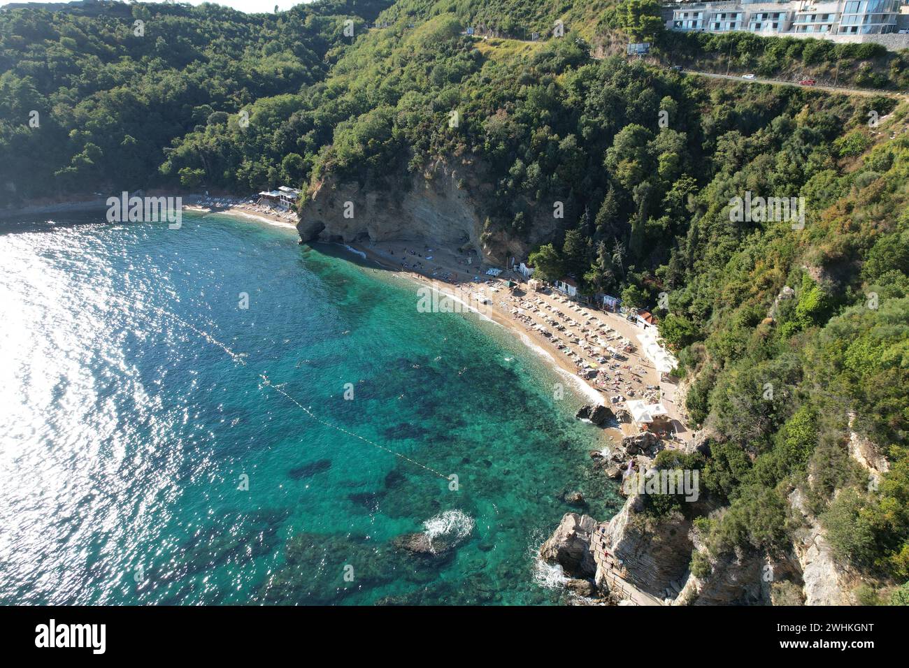 Aerial view of mogren beach hi-res stock photography and images - Alamy