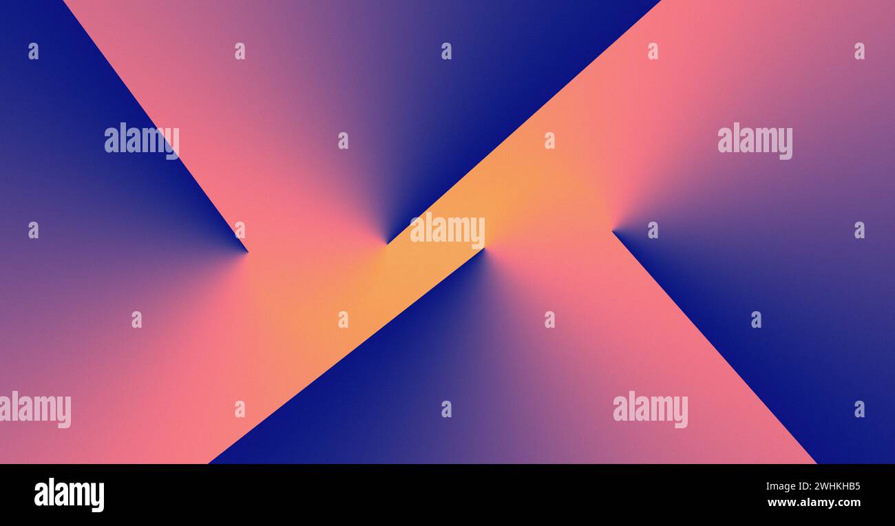Abstract blue orange background with gradient and smooth transitions ...
