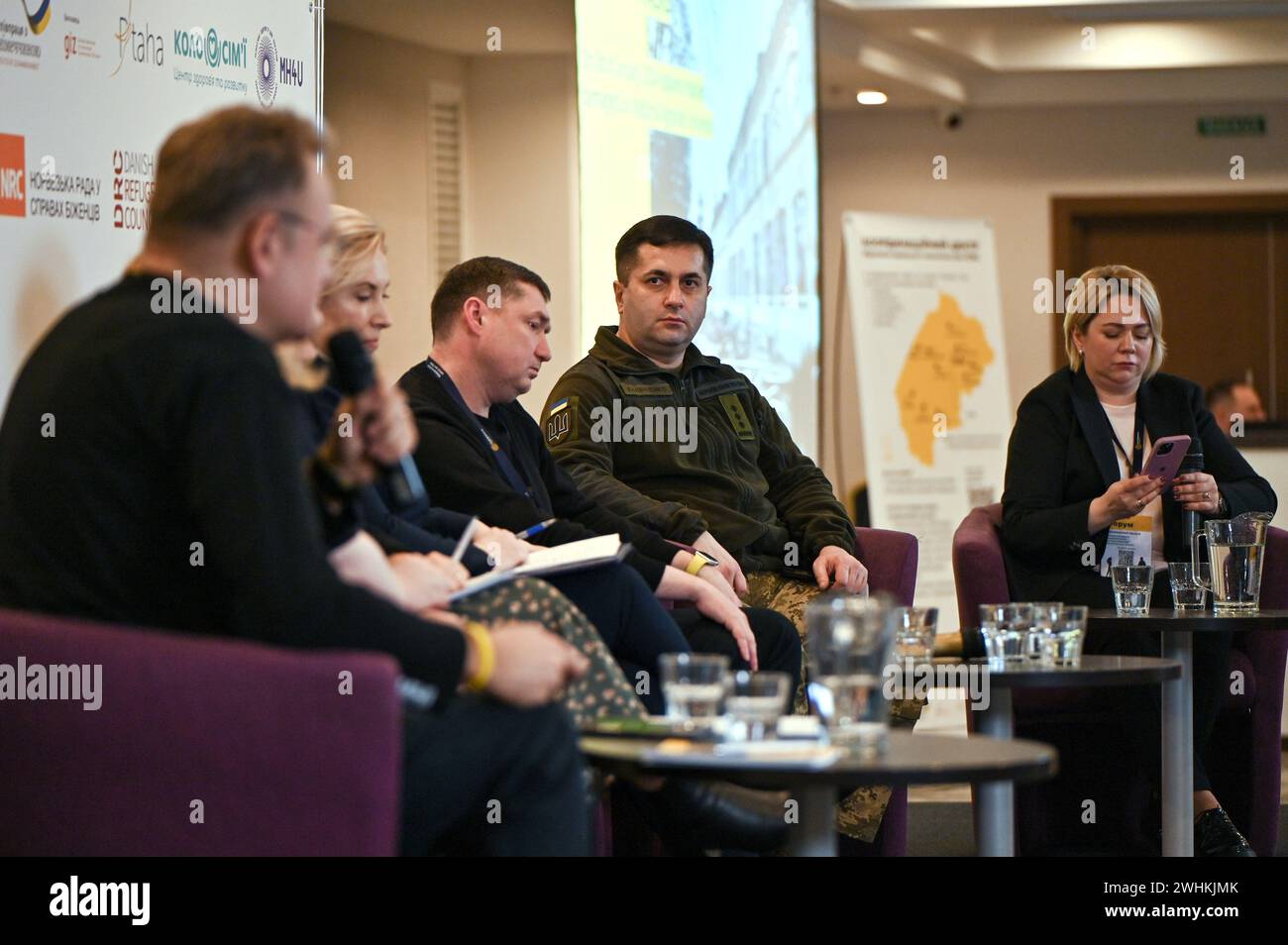 Non Exclusive: LVIV, UKRAINE - FEBRUARY 09, 2024 - Head of the Social ...