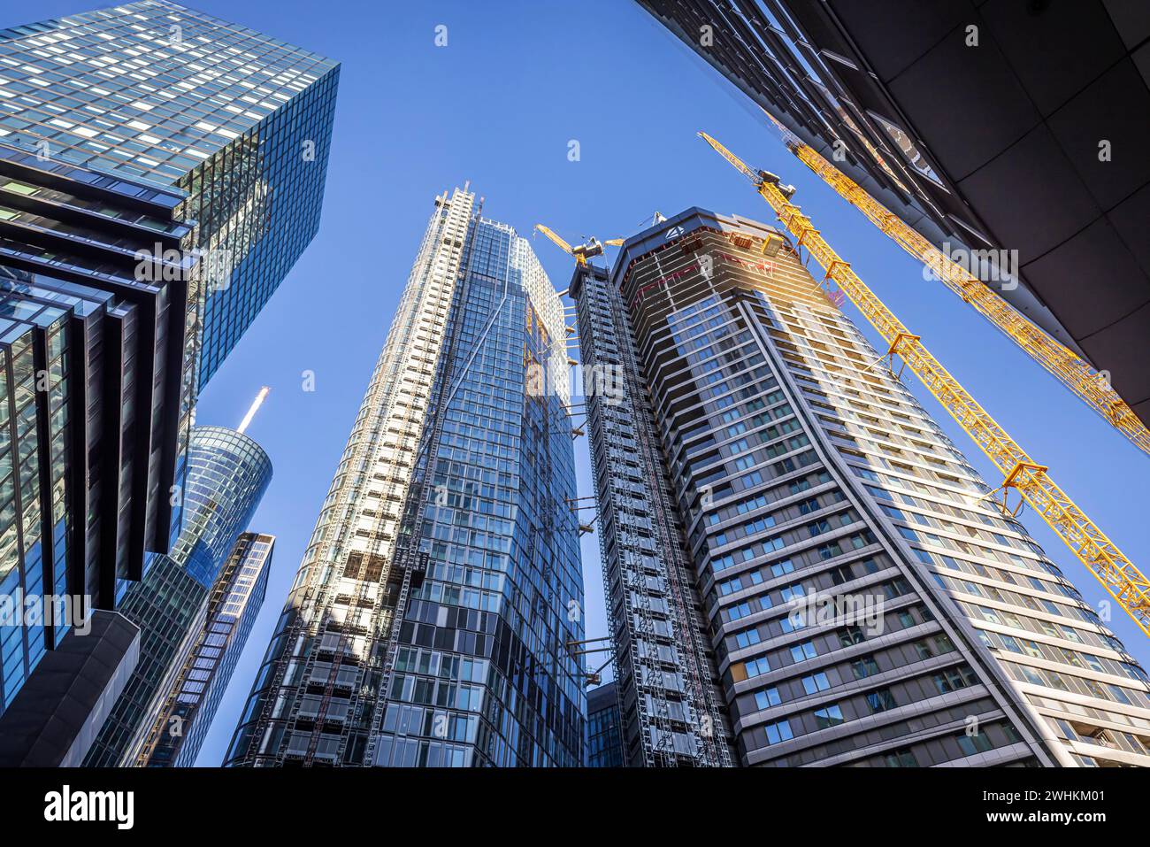 FOUR, four new skyscrapers are being built here, high-rise construction ...