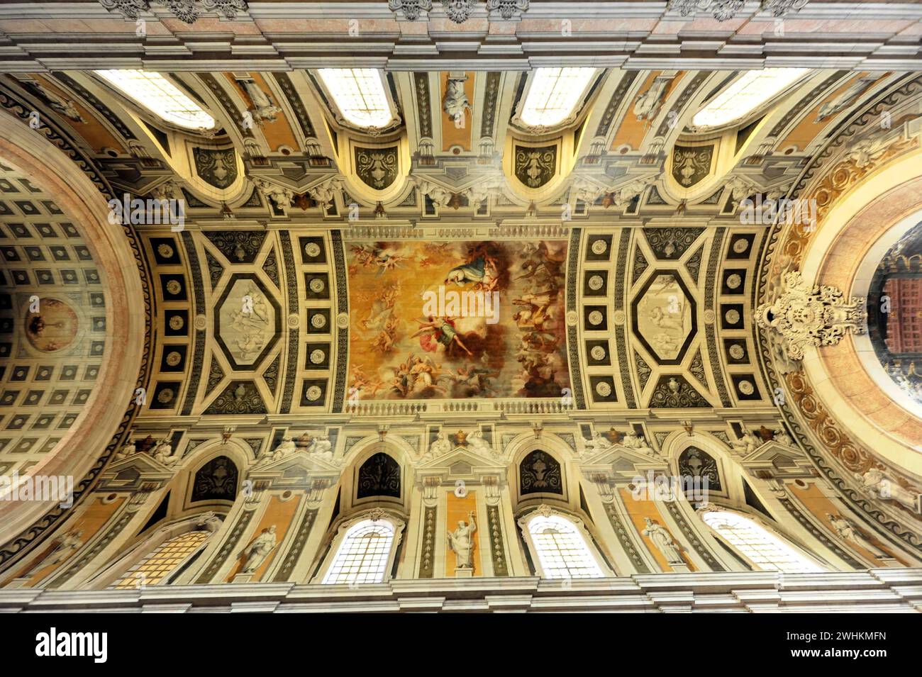 Interior view, Igreja da Encarnacao, Church of the Incarnation, built ...