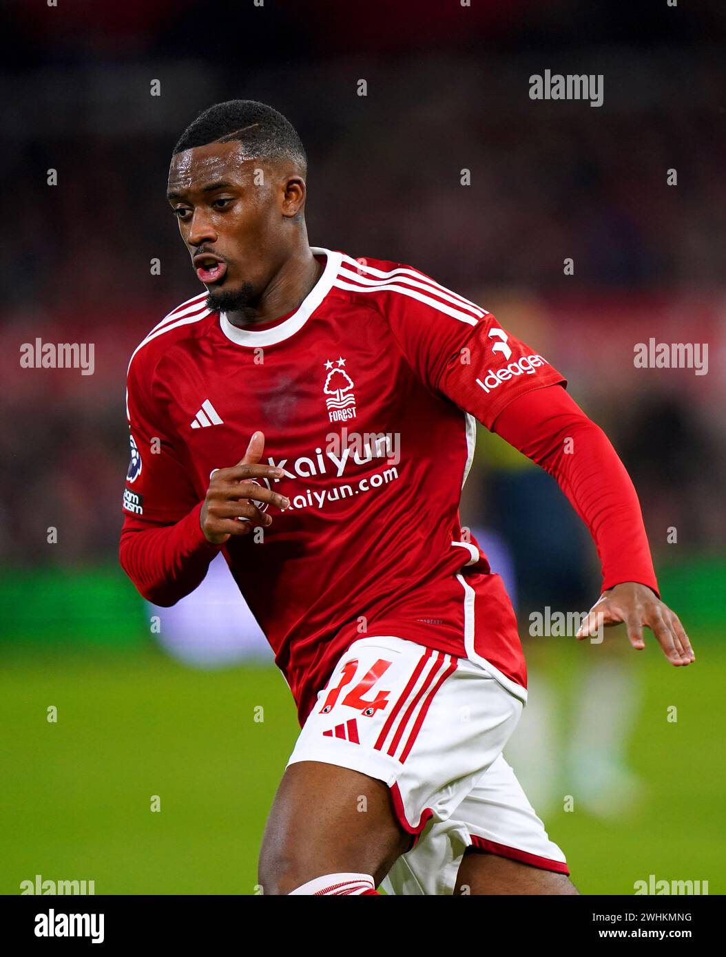 Nottingham Forest's Callum Hudson-Odoi during the Premier League match ...