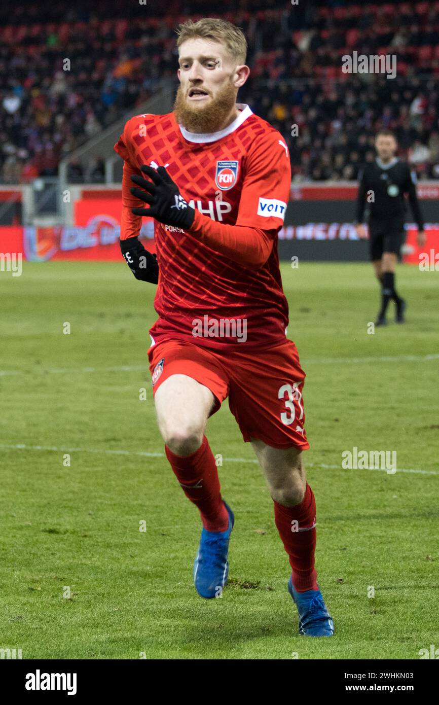 Football match, Jan-Niklas BESTE im Lauf 1.FC Heidenheim, Voith-Arena ...