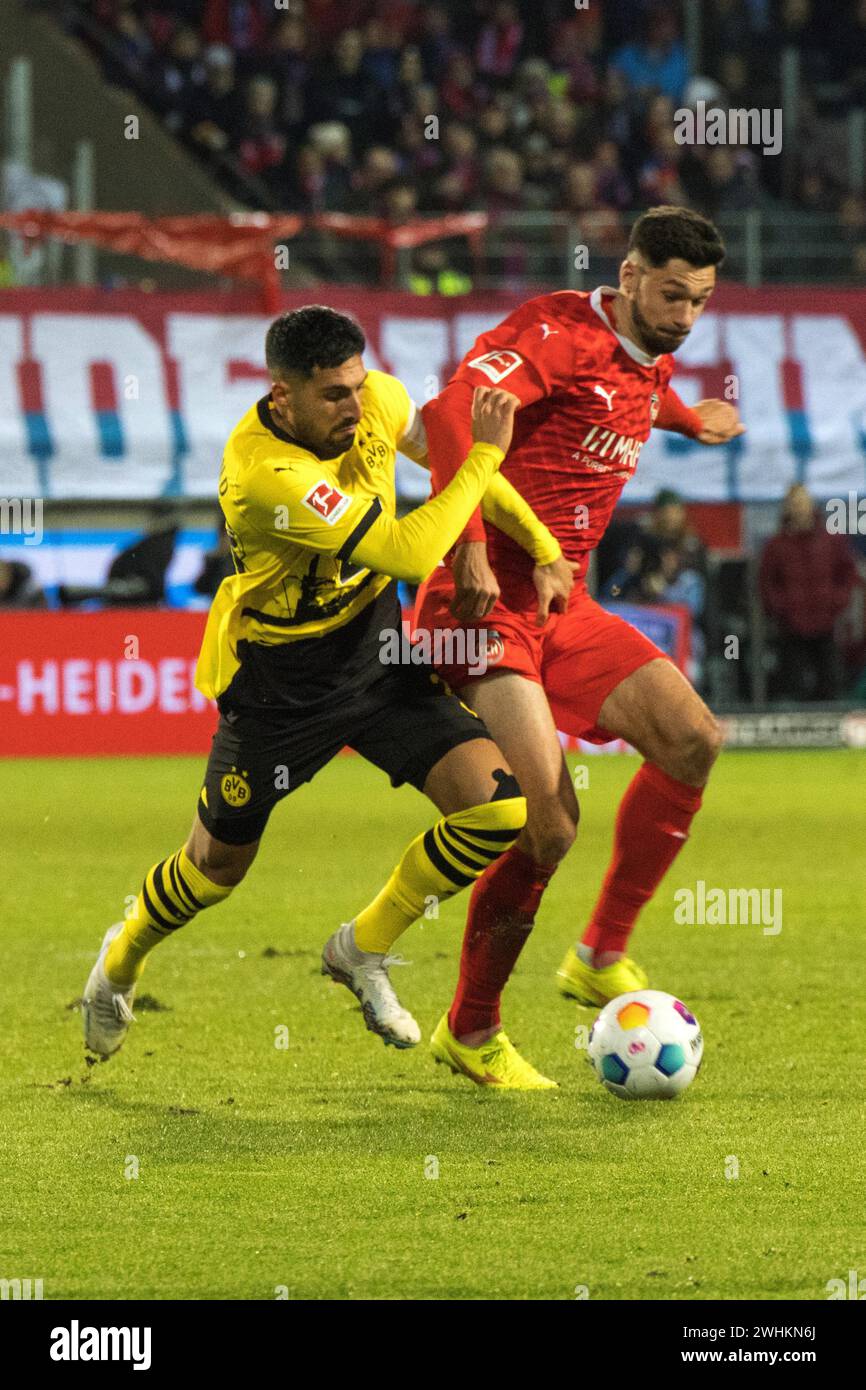 Football match, Emre CAN Borussia Dortmund in a duel with Tim ...