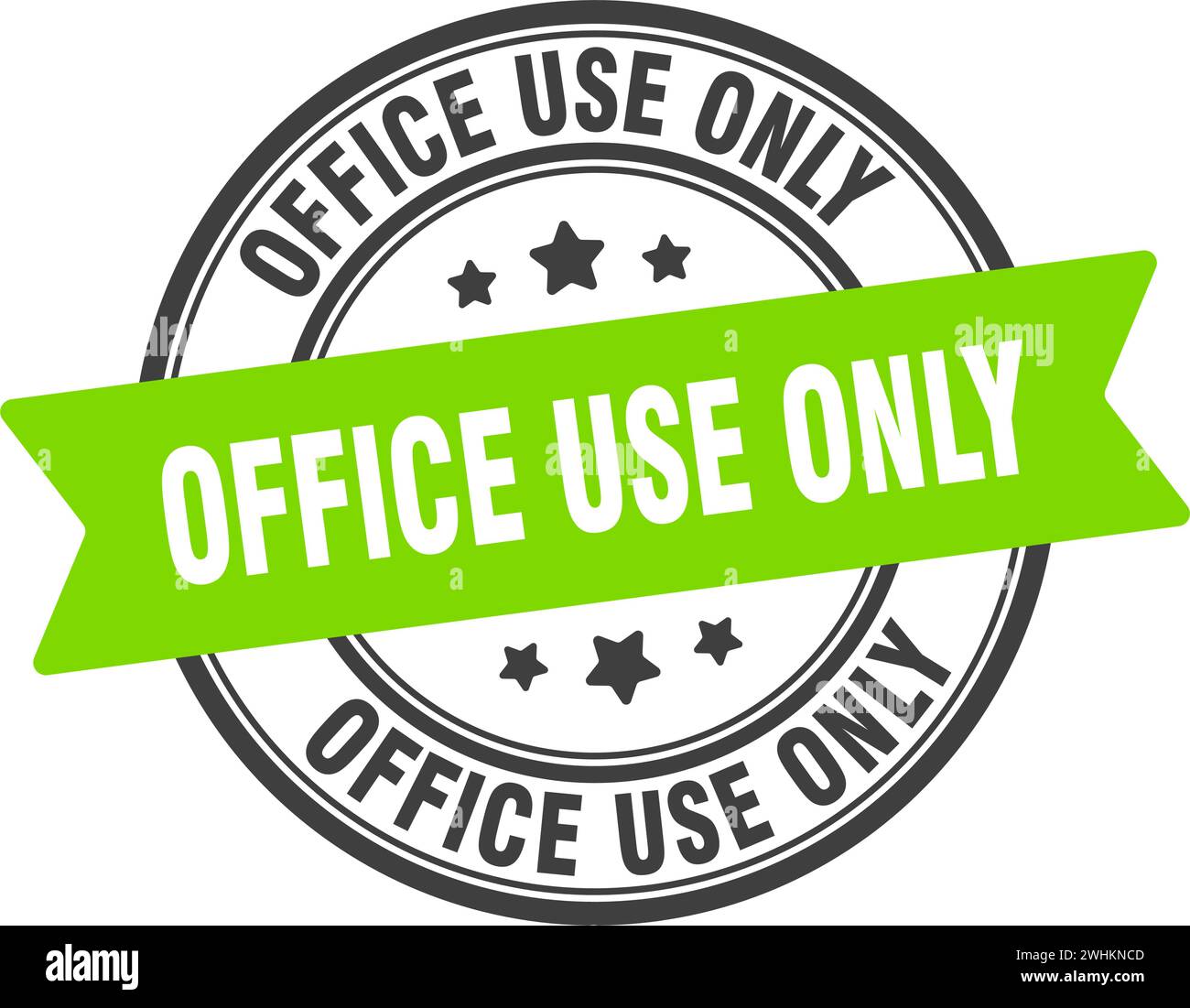 office use only stamp. office use only round sign. label on transparent ...